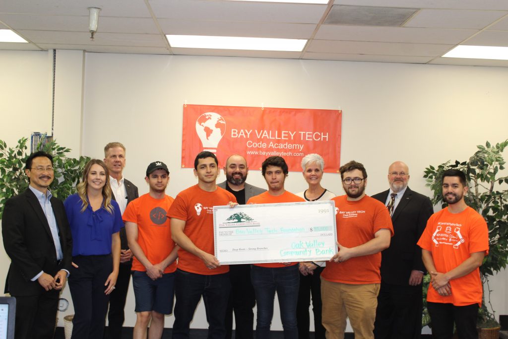 OAK VALLEY COMMUNITY BANK PARTNERS WITH BAY VALLEY TECH – Modestoview